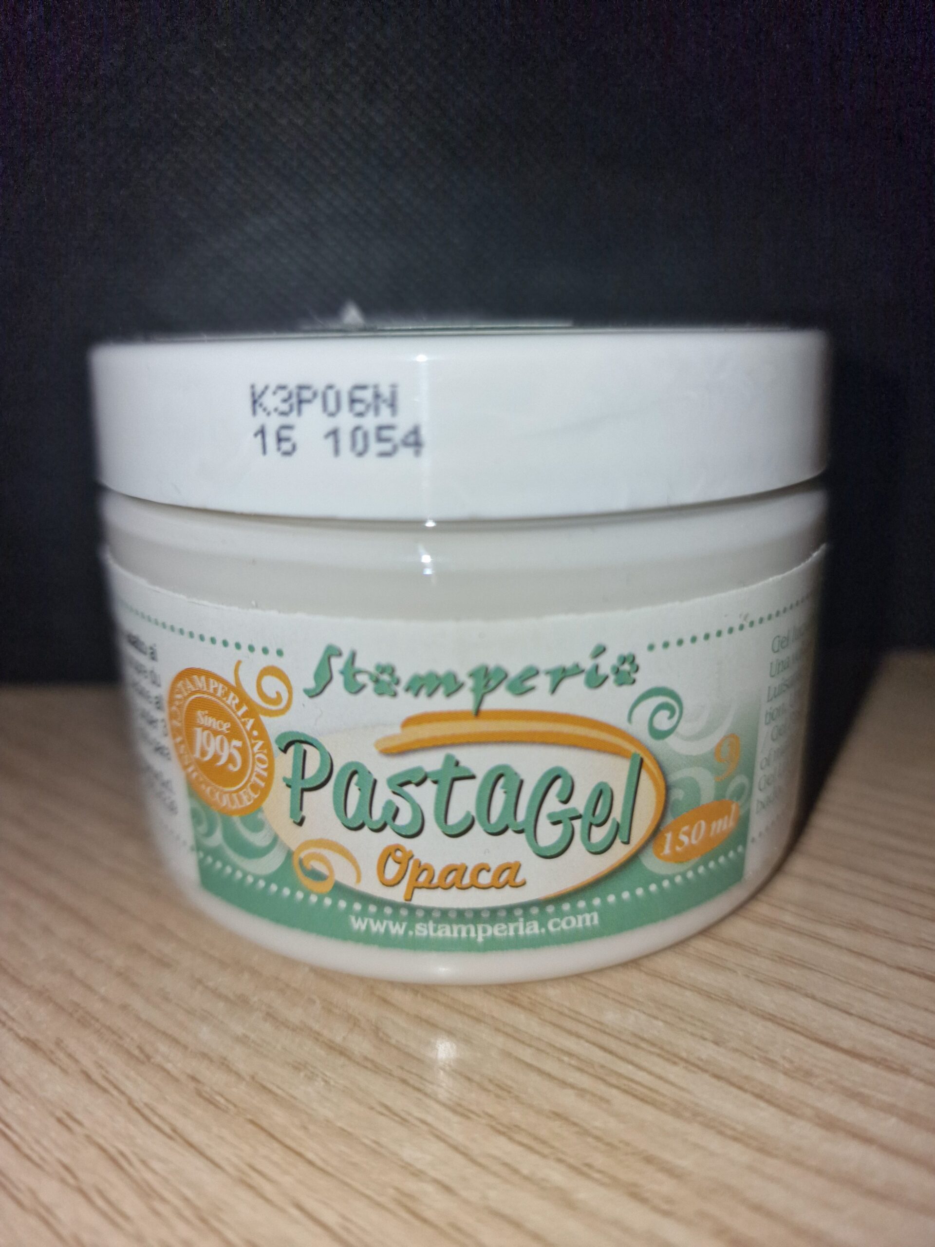 Pasta Gel opaca Stamperia - Το Δωρακι